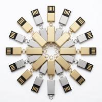 China Silver With Shiny zinc alloy metal usb flash drive including HY flash chips suitable for fast and secure data transfer needs for sale