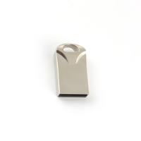 China Silver With Shiny Metal USB Flash Drive Fast Data Transfer Speeds Durable Metal Casing Suitable for Secure Data Storage for sale
