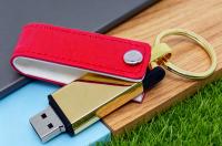China Mac OS Compatible Leather USB Flash Drive Black Stock Color Custom OEM Stylish Durable Design Perfect for Corporate Gifts for sale