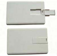 China Writing Speed 2.0 8-15mbs credit card usb flash drive with logo OEM support durable construction and easy to carry design for sale