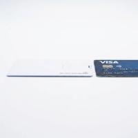 China Writing Speed 2.0 8-15mbs credit card usb flash drive with logo OEM support durable construction and easy to carry design for sale