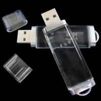 China Engraving Logo On Acrylic Inside Usb Flash Drive Support Perfect Choice For Tech Conferences And Exhibitions for sale
