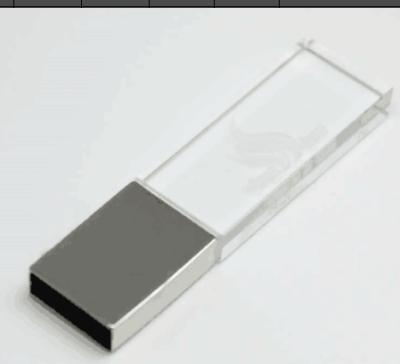 China Acrylic USB Stick Offering Up To 5 Gbps Data Transfer Speed Customized Package Ensures Quick Data Access Engraving Logo On Acrylic Part for sale