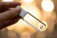 China Acrylic USB Stick Offering Up To 5 Gbps Data Transfer Speed Customized Package Ensures Quick Data Access Engraving Logo On Acrylic Part for sale