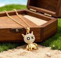 China Cat-shaped Necklace USB Stick Customized Logo And Memory Very Good For Holiday Gift for sale