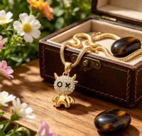 China Cat-shaped Necklace USB Stick Customized Logo And Memory Very Good For Holiday Gift for sale