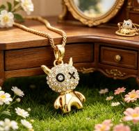 China Cat-shaped Necklace USB Stick Customized Logo And Memory Very Good For Holiday Gift for sale