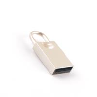 China Print Logo Support Metal Usb Flash Drive 100 Percent Chips Test Passed H2 Tested Sleek Mini Usb Easy To Access for sale