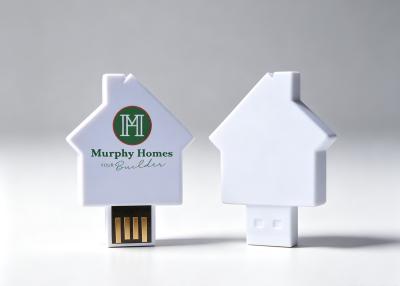 China Gifts credit card usb memory with house shaped card usb flash drive palstic usb flash drive for sale