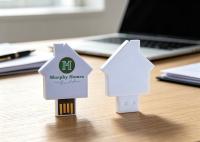 China Gifts credit card usb memory with house shaped card usb flash drive palstic usb flash drive for sale