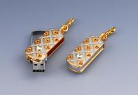 China Necklace Shaped Crystal Usb Flash Drive 3 0 Portable Compact Device Perfect For Data Management And Quick File Sharing for sale