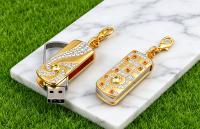 China Necklace Shaped Crystal Usb Flash Drive 3 0 Portable Compact Device Perfect For Data Management And Quick File Sharing for sale