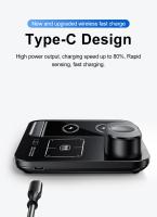 China 15W Fast Charging 3 in 1 Wireless Charger with Foldable Design and Magnetic Suction for sale