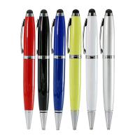 China 2 In One Writing Pen USB Flash Drive 64GB 128GB Waterproof UDP 15MB/S Inside Ink Color Have Black And Blue for sale