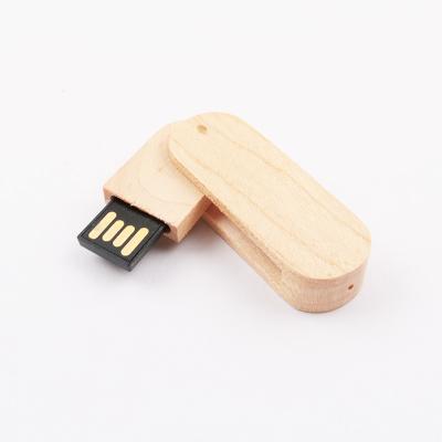 China Twist Shaped Maple Wooden Flash Drive Fast Reading 64GB 128GB 256GB 1TB for sale