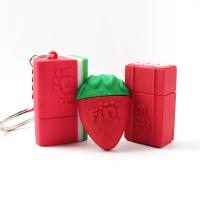China PVC Open Mold Cute USB Stick Watermelon Strawberry Chocolate Shaped for sale
