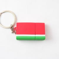 China PVC Open Mold Cute USB Stick Watermelon Strawberry Chocolate Shaped for sale