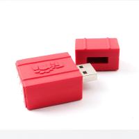 China PVC Open Mold Cute USB Stick Watermelon Strawberry Chocolate Shaped for sale
