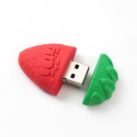 China PVC Open Mold Cute USB Stick Watermelon Strawberry Chocolate Shaped for sale