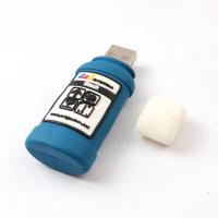 China Ink Bottle Shaped Custom USB Flash Drives USB 2.0 3.0 H2 Testing 256GB for sale