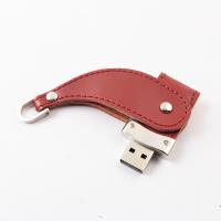 China Leather Cover Metal Key Usb Stick 2.0 Portable 64GB 128GB 30MB/S for sale
