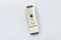 China Laser Logo Silver 2.0 OTG USB Flash Drives 64GB 15MB/S for android for sale