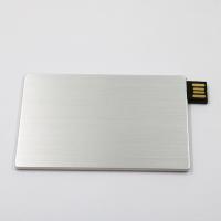 China Full Memory 2.0 Credit Card USB Sticks 64GB 128GB 20MB/S Metal Material for sale