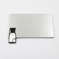China Custom Print Logo Credit Card Sized Usb Stick 2.0 128GB 256GB Waterproof for sale