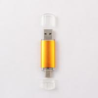 China Metal 256GB OTG USB Flash Drive Laser Logo For Android Iphone for sale