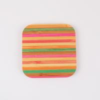 China Colorful Body Wireless Bamboo Charger Fast Charging 15W For IPhone for sale
