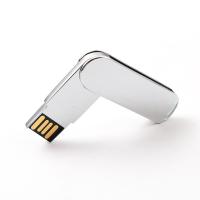 China 2.0 Twist Metal USB Drive H2 Test Passed 128GB 256GB CE Approved for sale