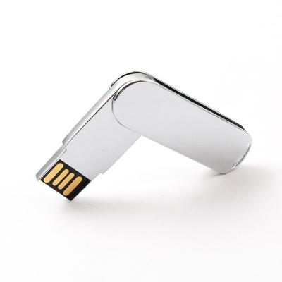 China 2.0 Twist Metal USB Drive H2 Test Passed 128GB 256GB CE Approved for sale