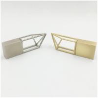 China OEM Laser Print Logo Prismatic Metal USB Flash Drive 2.0 Passed H2 Test for sale