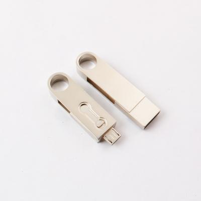 China Metal OTG 3.0 Micro Usb Stick 128GB 7mm For Android Phone Usage for sale