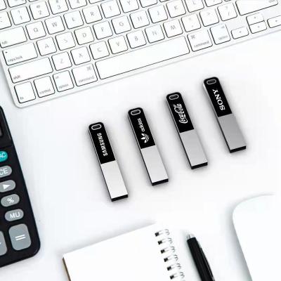 China Laser Logo Shinny LED Light Usb Flash Drive 2.0 High Quality Full Memory for sale