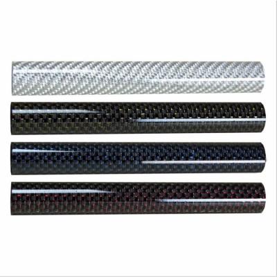 China Pultruded Round Carbon Fiber Rods and Tubes 3K 4mm to 360mm OD High Strength Lightweight for sale