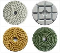 China 80mm Resin Bonded Diamond Floor Polishing Pads for Marble Granite Stone Grinding 5mm Thickness for sale