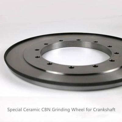 China 800mm Diamond CBN Grinding Wheel , Thrust Surface Crankshaft Grinding Wheel for sale