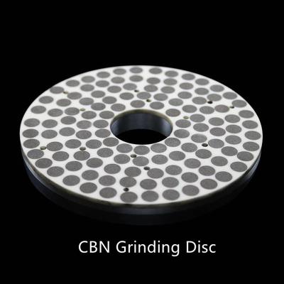 China 630mm Ceramic CBN Grinding Wheel for Bearing Steel Grinding Disc 300mm Inner Hole for sale