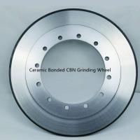 China Ceramic Bonded CBN Grinding Wheel for Hard Metals HRC 30-72 Roughness Ra0.1 for sale