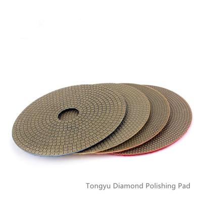 China Electroplated Diamond Polishing Pads For Tiles Surface Polishing for sale