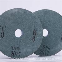China 250mm Green Silicon Carbide Bench Grinding Wheel for Glass Ceramic Semiconductor Polishing for sale