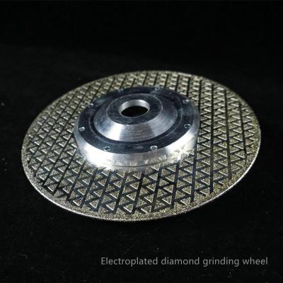 China 115mm Electroplated Diamond Grinding Wheel for Iron Casting Stone Ceramics 22.23mm Bore for sale
