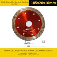 China Hot Pressed Turbo Diamond Circular Saw Blade 115mm 125mm for Ceramic Tile Cutting for sale