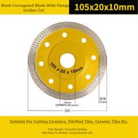China 115mm Diamond Cut Circular Saw Blade Mesh Corrugated for sale