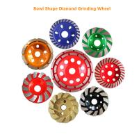 China Bowl Shape Diamond Grinding Wafer 100mm 150mm for Concrete Cement Stone Polishing for sale