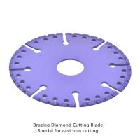 China Brazing Diamond Cut Circular Saw Blade 400mm for Cast Iron Dry Cutting 32mm Arbor for sale