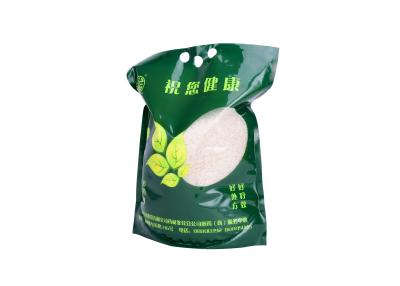 China Custom Printed Bags Packaging With Window Die Cut Craft High Tensile Strength for sale