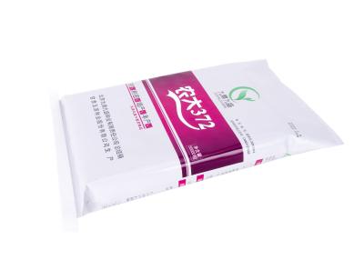 China Single / Double Stitched BOPP / PP Laminated Plastic Paper Bag Square Bottom for sale