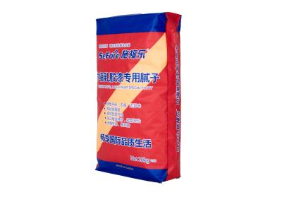 China Vacuum Valve Sealed Bags Square Bottom With 70 - 80gsm Impact Resistance Kraft Paper for sale